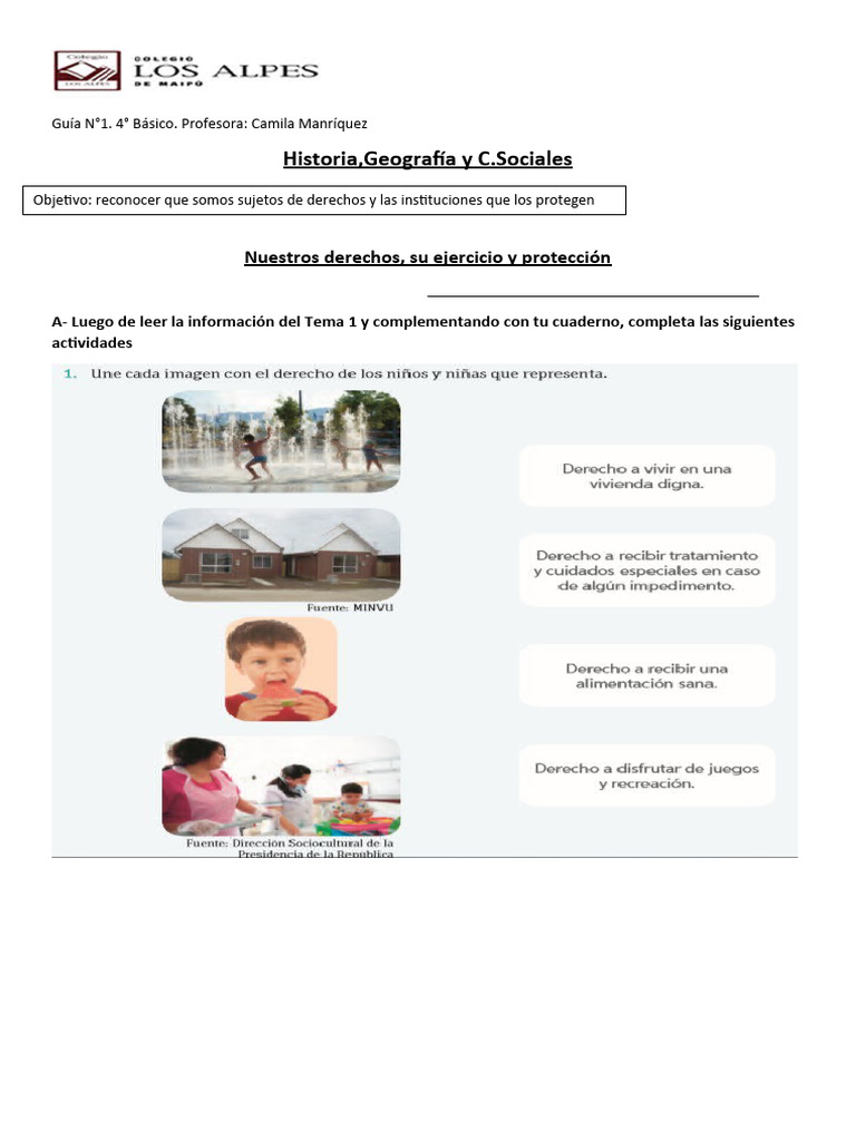 Guía1 de Historia 4 | PDF