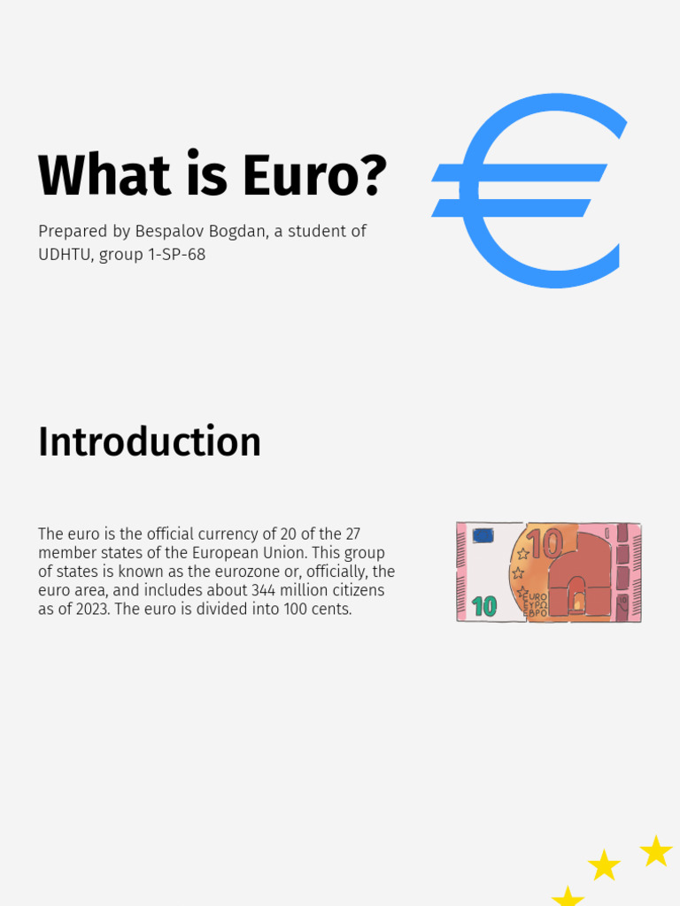 What is Euro | Download Free PDF | Euro | Eurozone