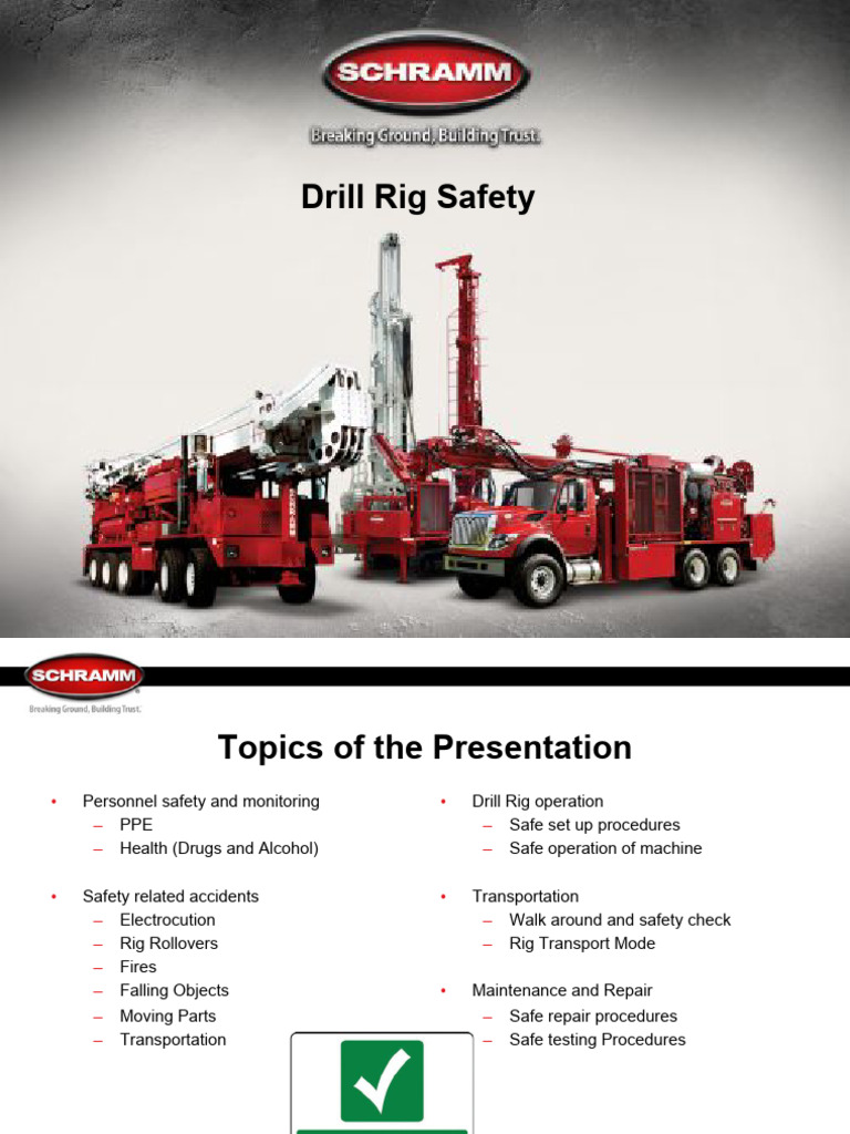 Drill Rig Safety Guidelines and Practices | PDF | Personal Protective ...