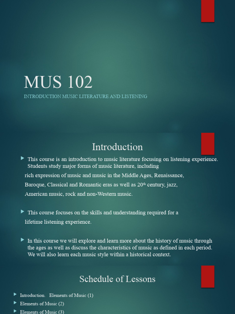 1-Elements of Music | PDF | Tempo | Composers