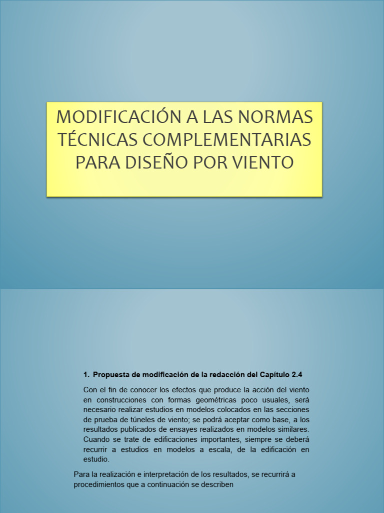 modificacion-normas-tecnicas-complementarias-diseno-viento-neftali-roddriguez-cuevas | PDF ...