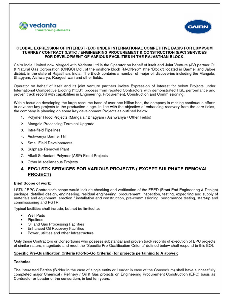 EOI With Attachments - 1 | PDF | Technology & Engineering