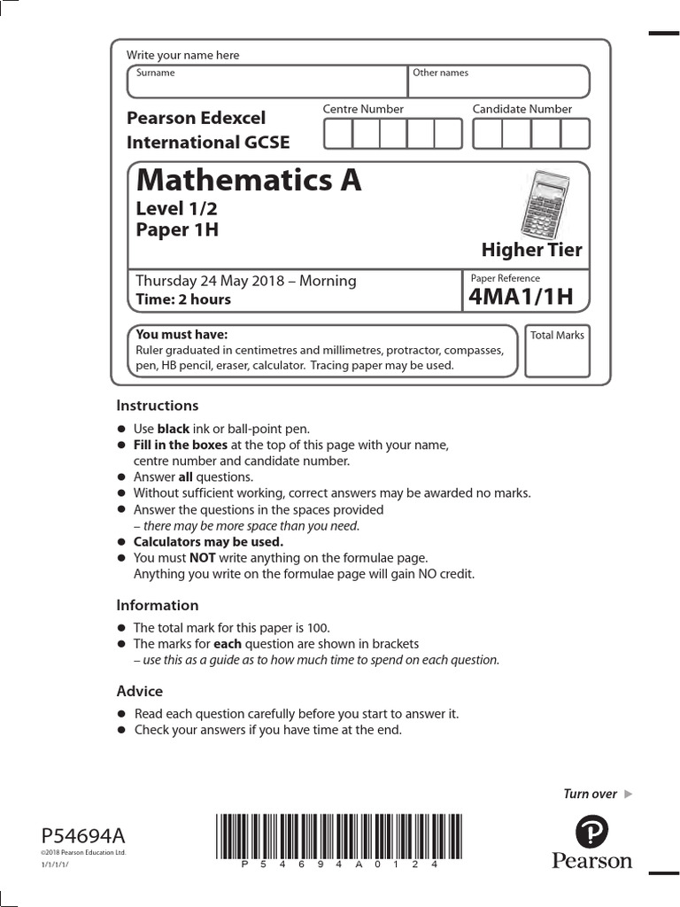 2018_written | Download Free PDF | Qualifications | Stationery