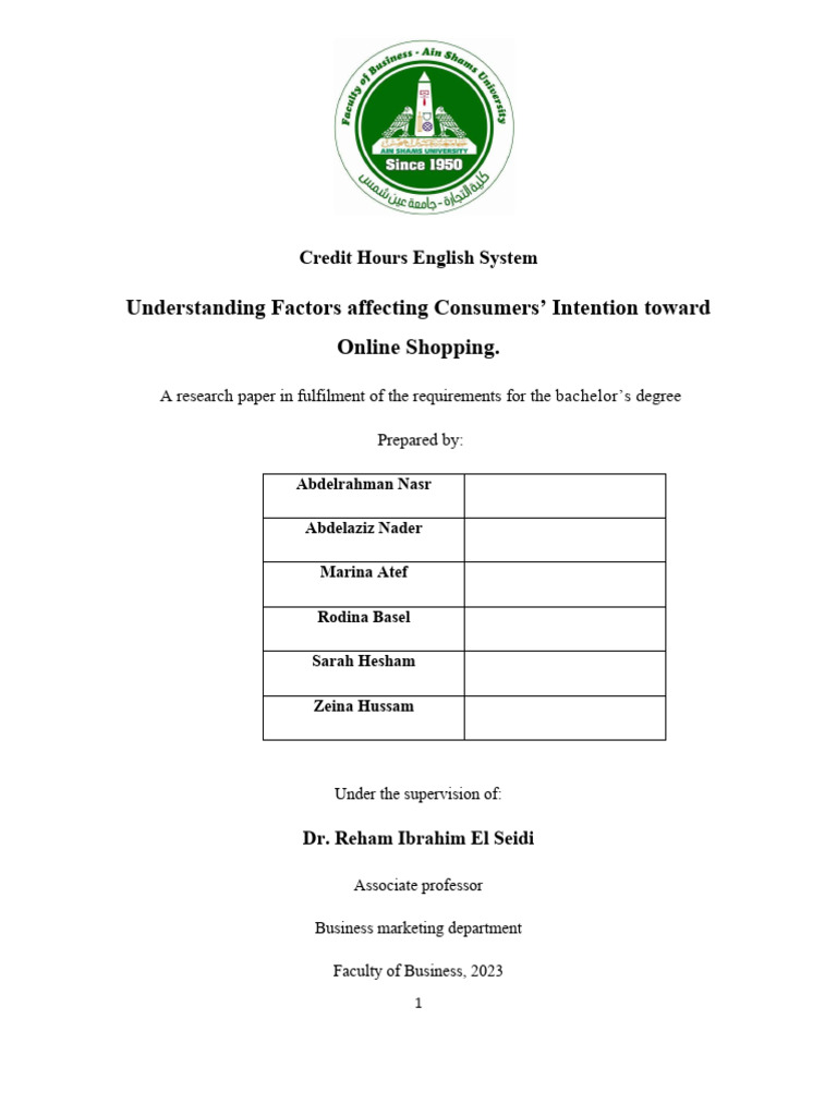 Graduation Project . | PDF | Online Shopping | Retail