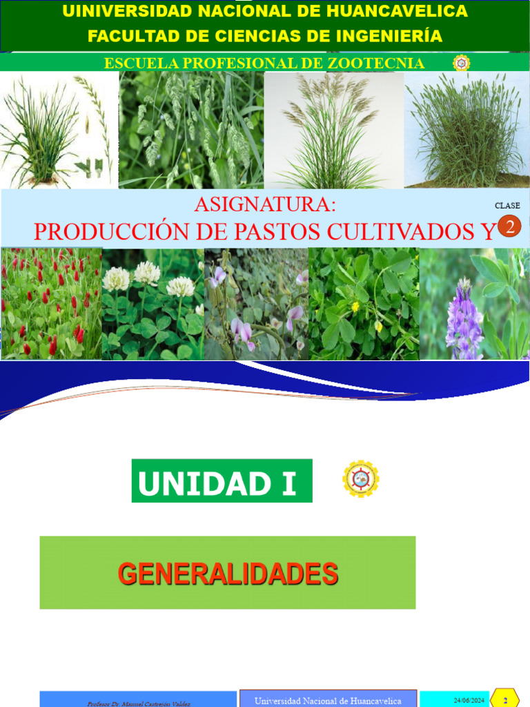 Clase 2 Situación Actual de Los Pastos y Forrajes A Nivel Del Mundo ...