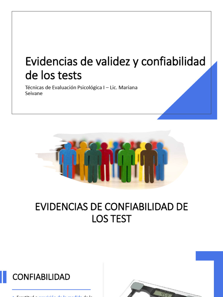 Unidad 2 - Validez y Confiabilidad | PDF | Validez (Estadísticas) | Science