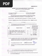 Purchase Indent Format | PDF