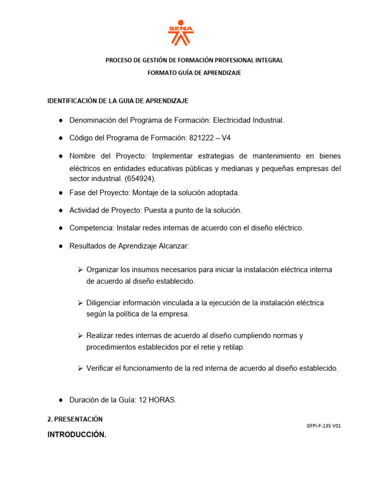 Actividad 5. GFPI-F-135 - Guía - de - Aprendizaje - MEMORIAS DE CALCULO ... Actividad 5. GFPI-F-135 - Guía - de - Aprendizaje - MEMORIAS DE CALCULO ...