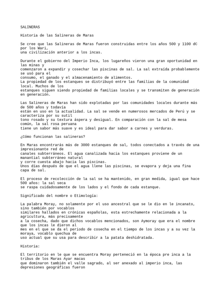 Oks | PDF | Imperio Inca | sal