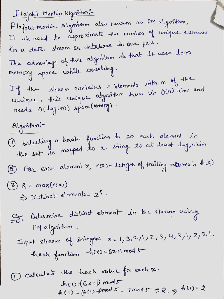 Counting The Distinct Element | PDF