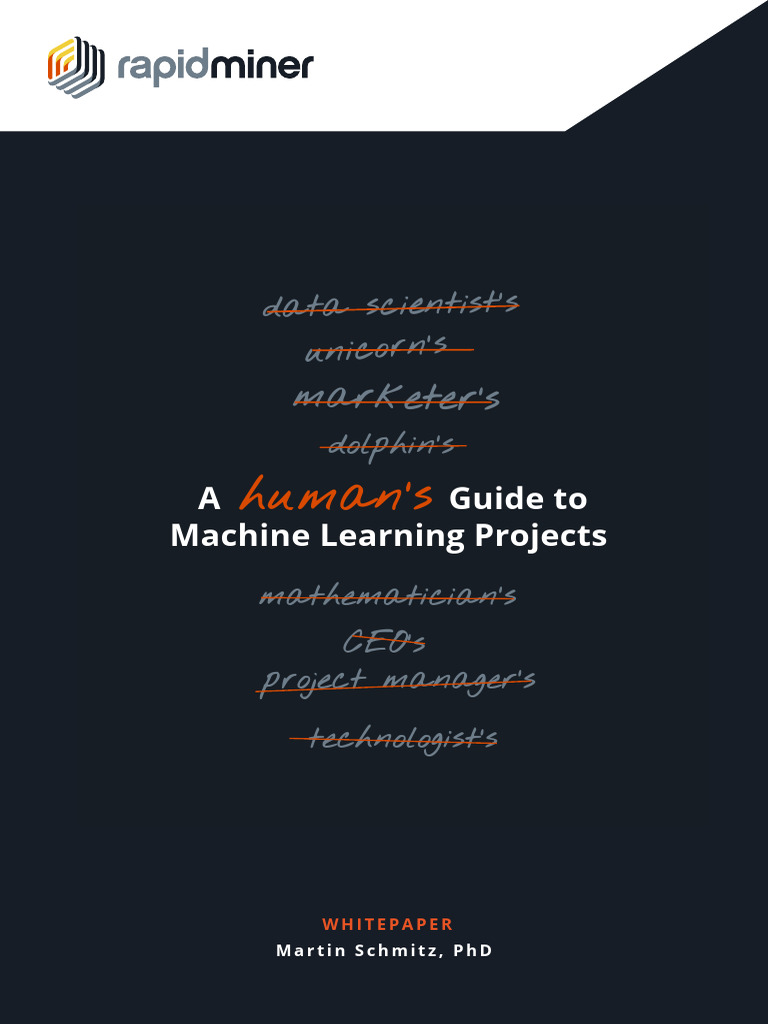 RapidMiner - Humans Guide ML V2 | PDF | Machine Learning | Type I And Type Ii Errors