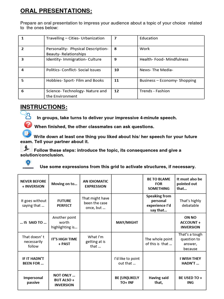 Oral Presentations | PDF