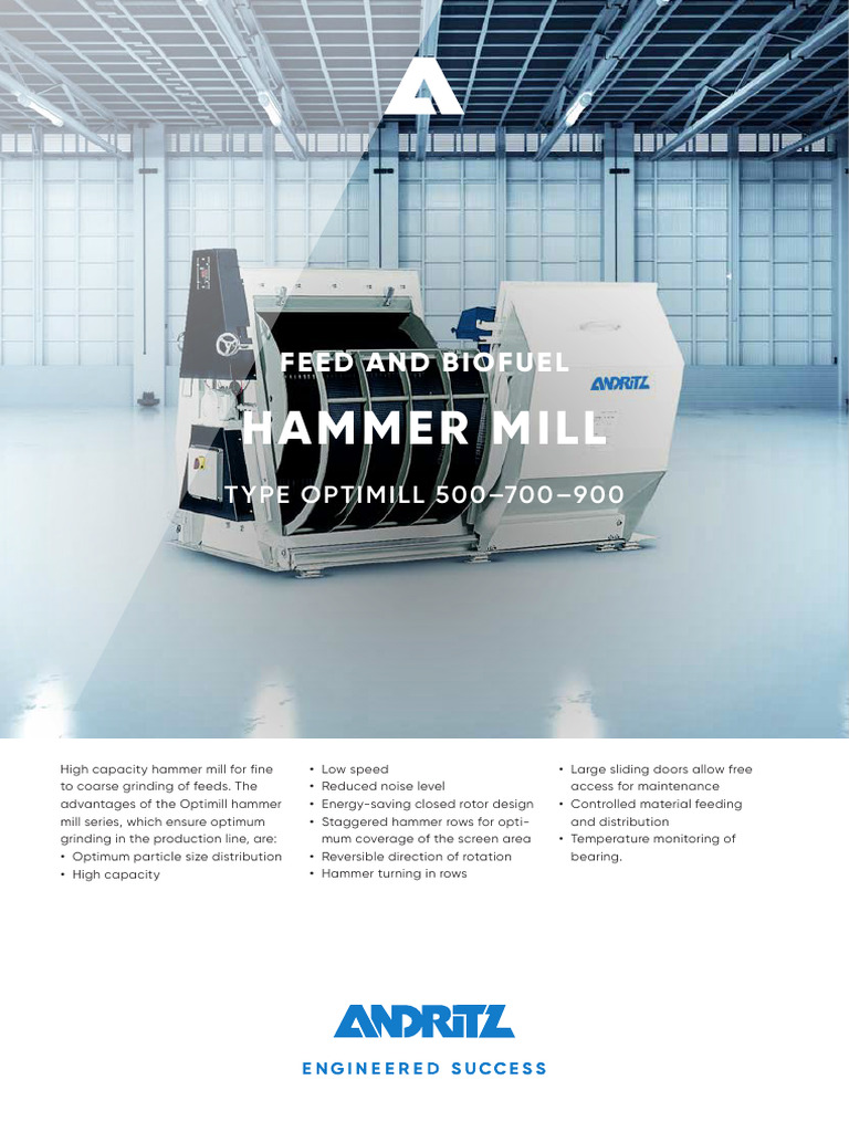 Optimill Hammer Mill Overview | PDF