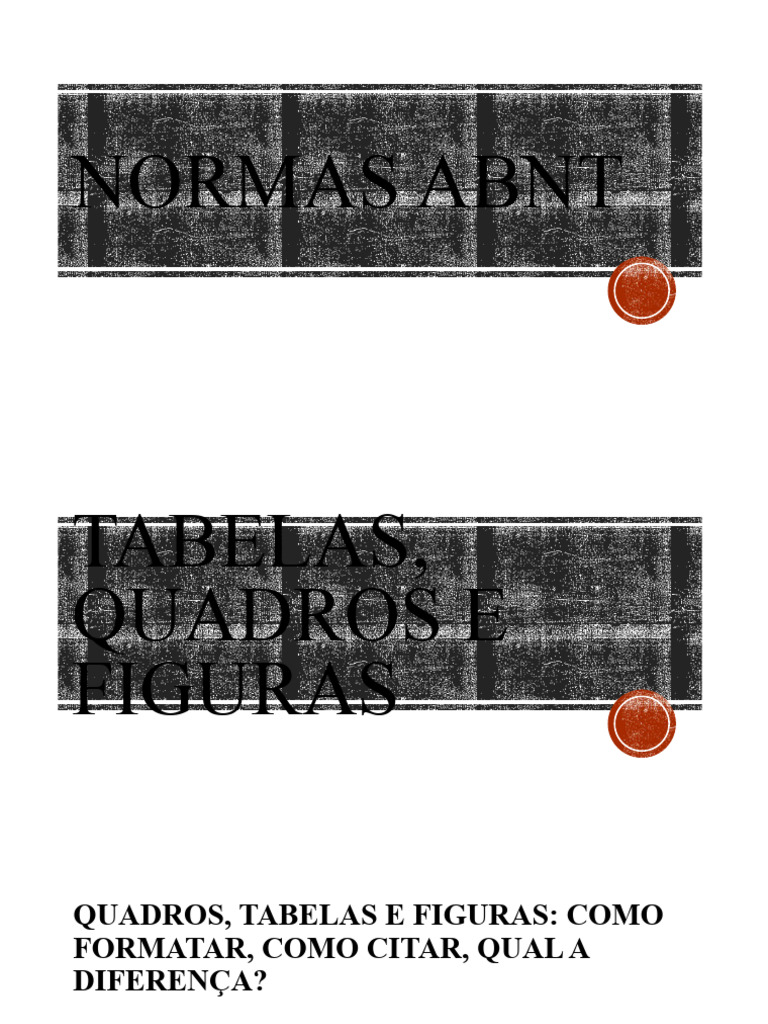 ABNT - Ilustrções, Sumário, Referências, Apêndice e Anexos | PDF ...