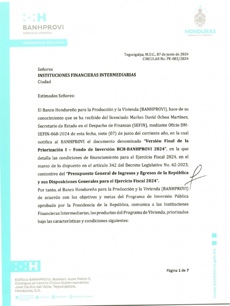 Circular Pe 002 2024 | PDF