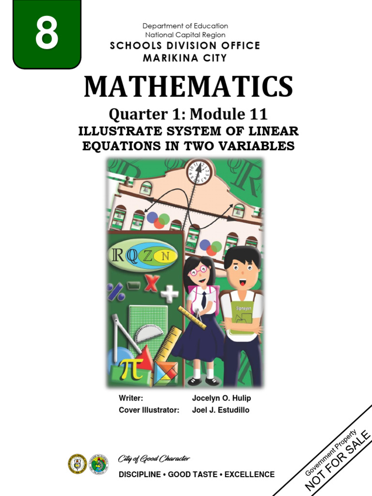 Revalidated - MATH - GR8 - QTR1-MODULE-11 - (20 Pages) | PDF | Equations | Mathematical Concepts