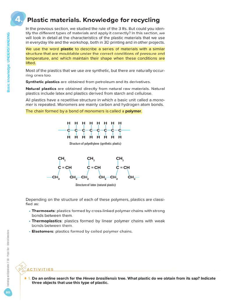 Unit 3 - Plastics | PDF