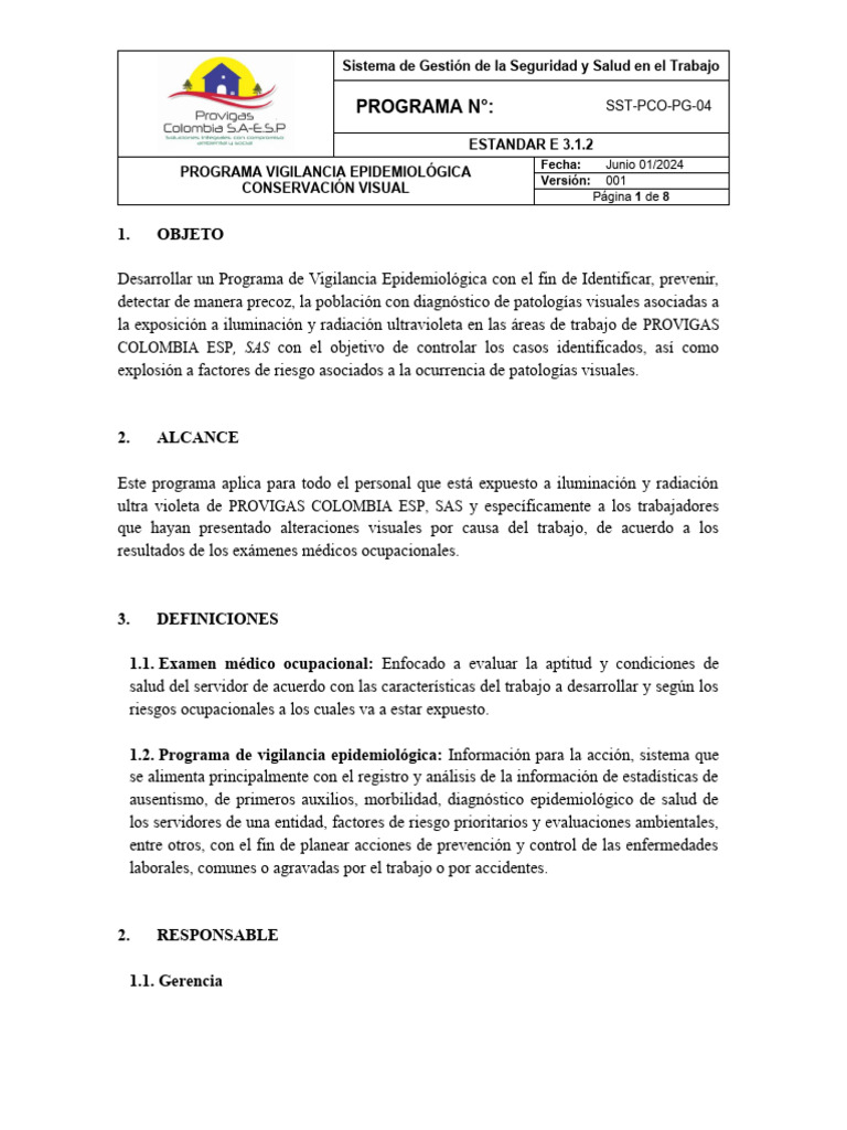 SST-PCO-PG-04 Programa Vigilancia Epidemiologica Conservación Visual ...