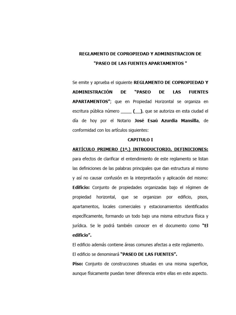 Regimen de Copropiedad y Administracion PFA | PDF | Condominio | Propiedad