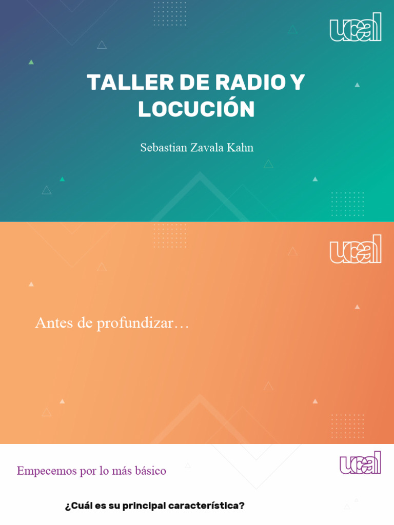 CLASE 3 Taller Radio | PDF | Sonido | Radio