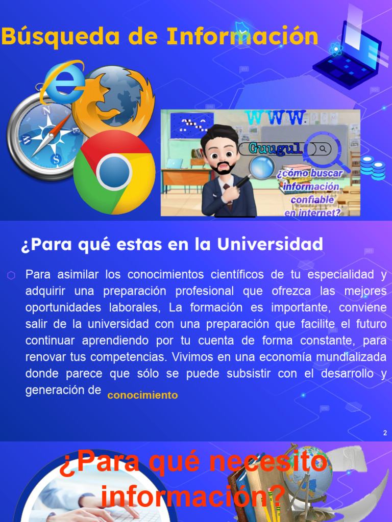 Busqueda de Informacion | PDF | Internet | Red mundial