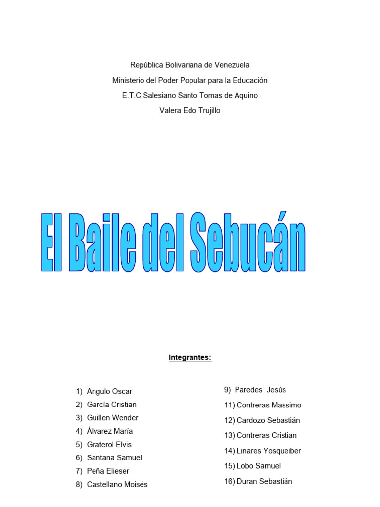 Informe SEBUCAN (1778) | PDF | Bailes | Musicología