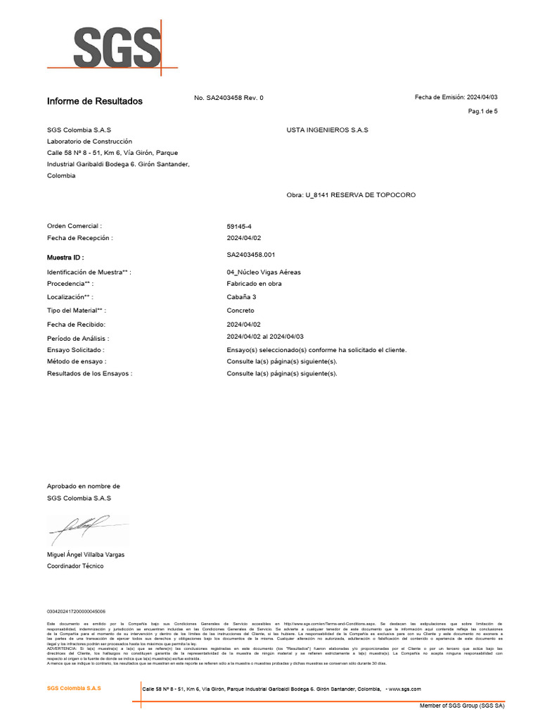 SGS - Cabaña 3 - Núcleos - Reserva Topocoro - Stella | PDF