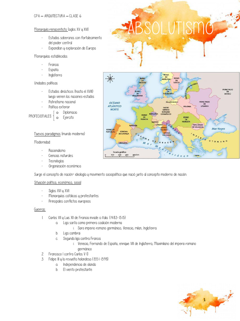 Cpa 6 - Absolutismo | PDF | Reino de francia | Casa de valois