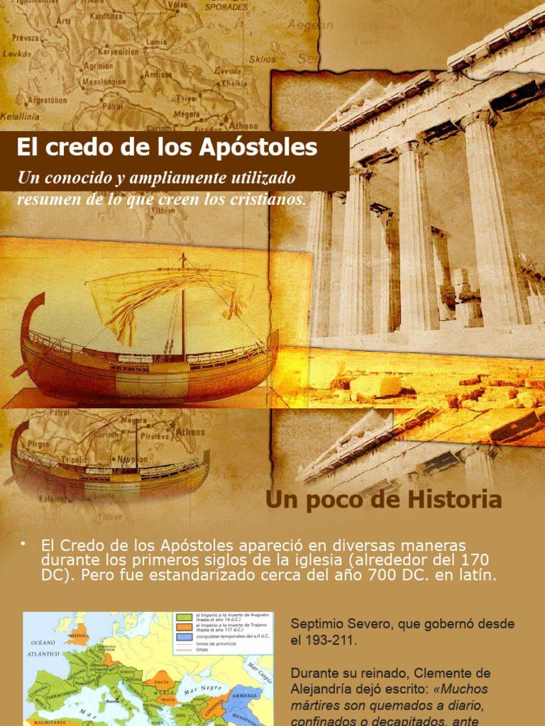 El Credo de Los Apóstoles | PDF | Trinidad | espíritu Santo