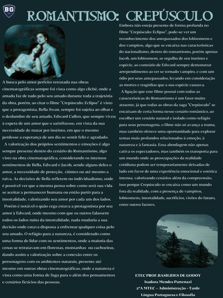 Etec Prof - Basilides de Godoy | PDF | Amor | Romantismo