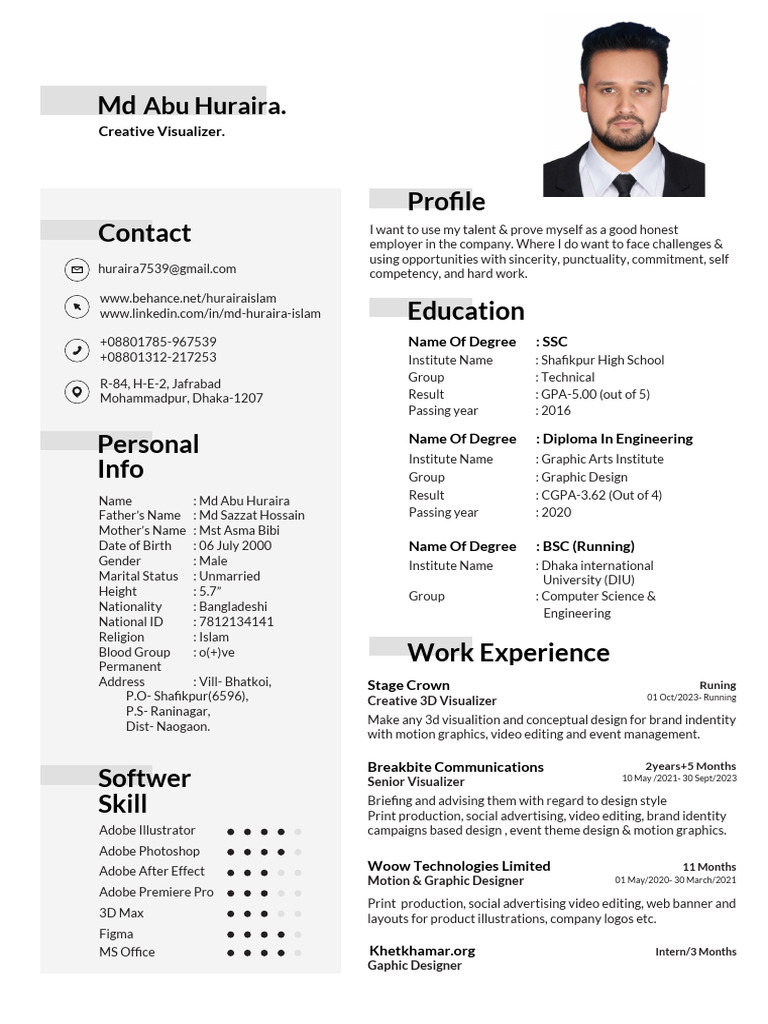 My CV 1 | PDF | Graphic Design | Graphics