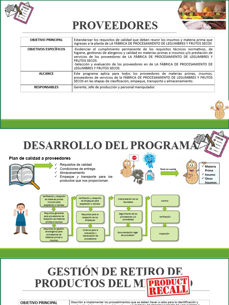 Plan De Gestion De Alergenos Grupo4 Pdf Calidad Comercial Business