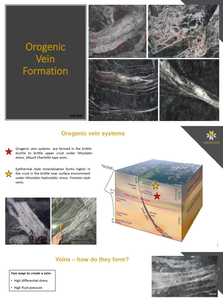 Vein Formation and Kinematics | PDF | Fault (Geology) | Fracture