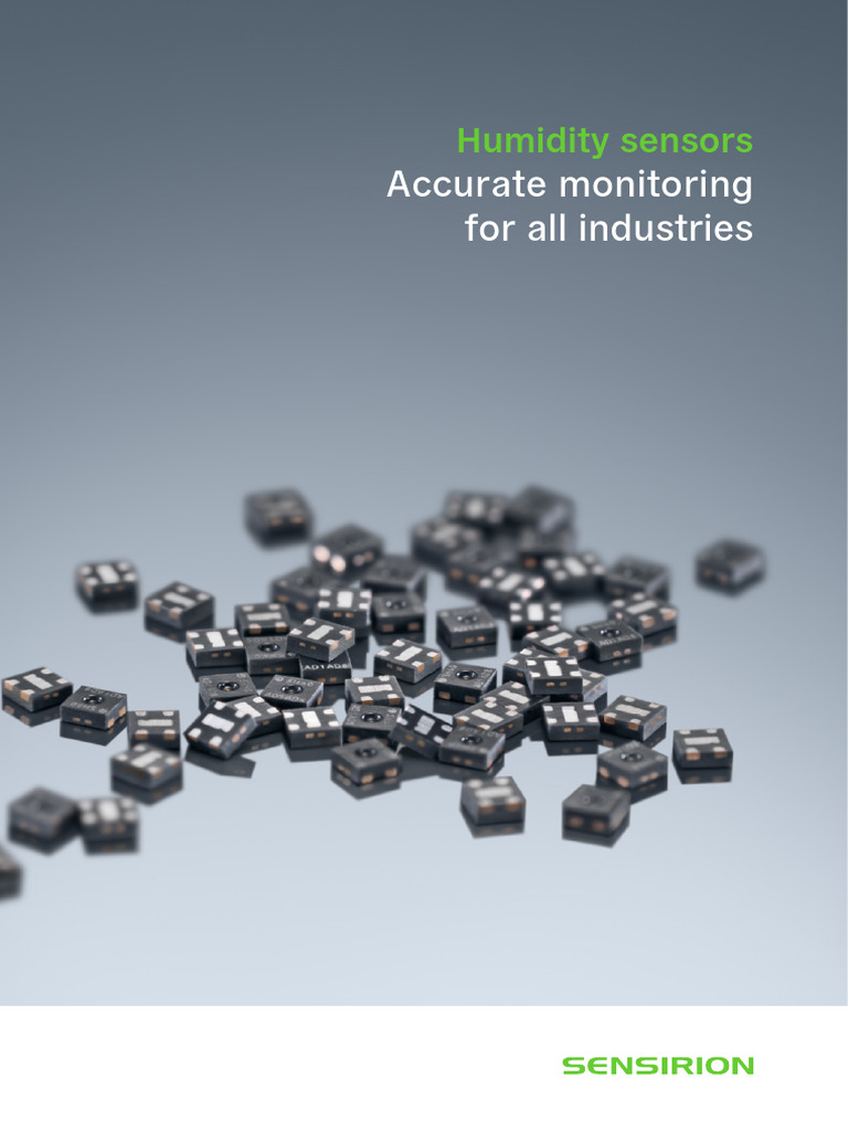 Sensirion Humidity Brochure Web | PDF | Sensor | Humidity