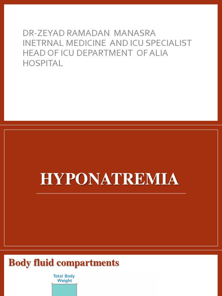 hyponatremia ٢ | PDF | Medical Specialties | Clinical Medicine