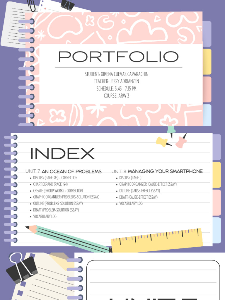 Student Writing Portfolio | PDF