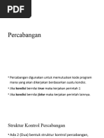 Flowchart Struktur Percabangan - 4 | PDF