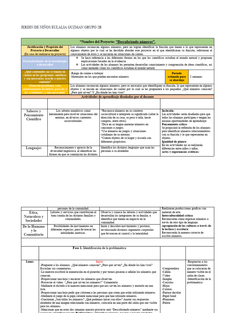 1°. Descubriendo Numeros 2B | Descargar gratis PDF | Aprendizaje ...