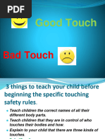 Good Touch Bad Touch - Educator Version | PDF | Learning | Wellness
