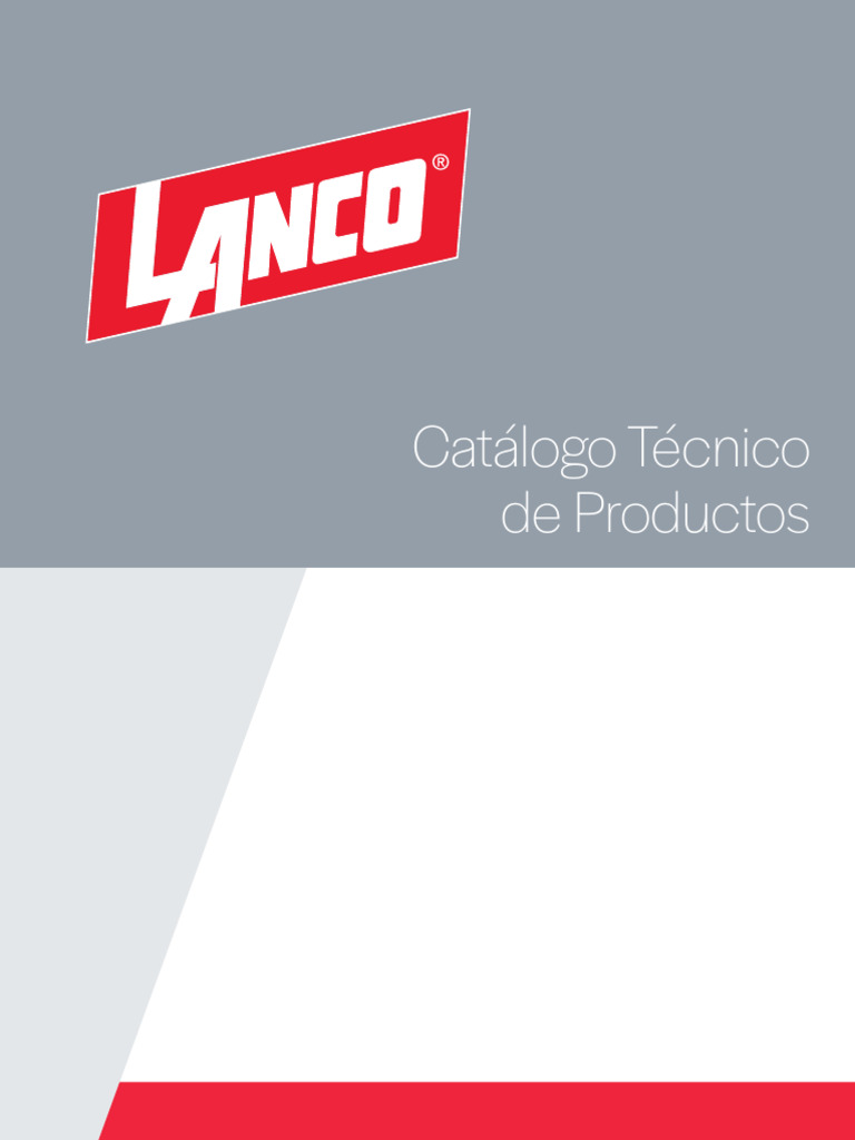 Lanco - Catálogo Técnico de Productos - Rev062023 | PDF