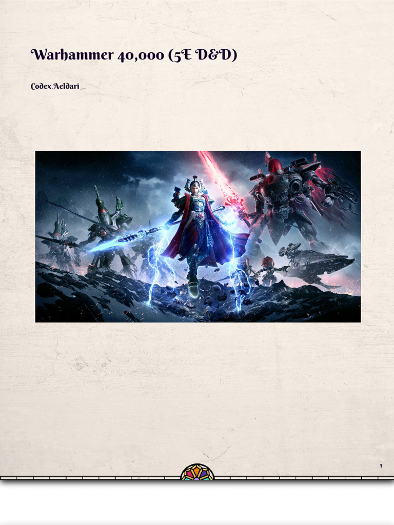 Warhammer 40k Xenos Codex - GM Binder | PDF