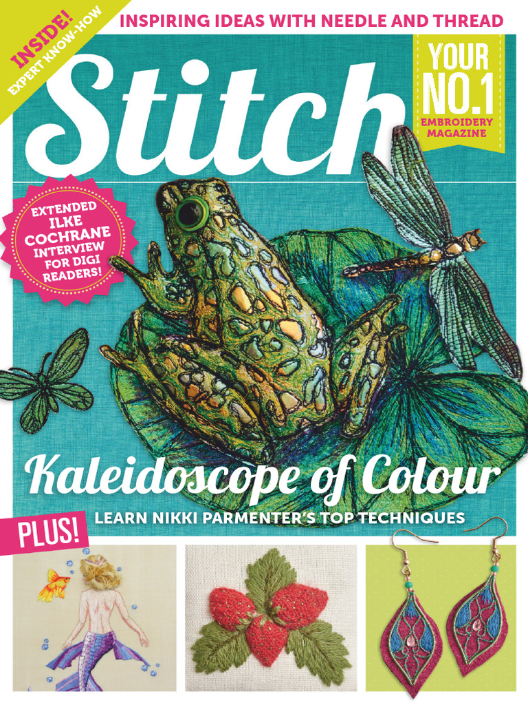 Stitch - JuneJuly 2024 | PDF | Embroidery | Patchwork