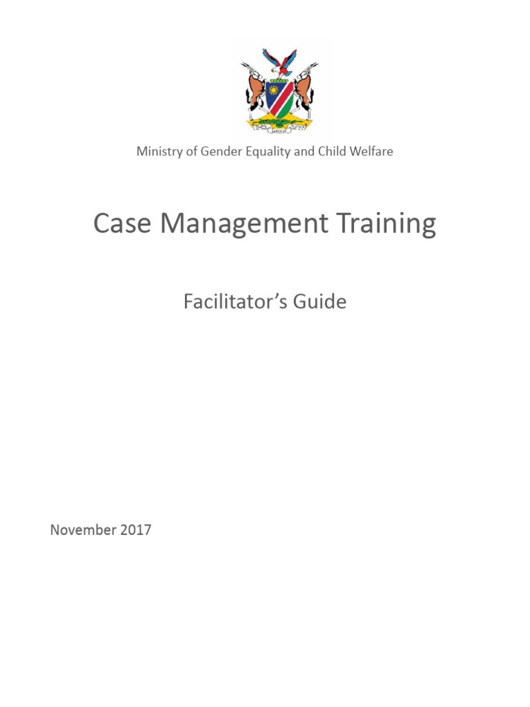 Case Management Training Facilitator Guide | Download Free PDF ...
