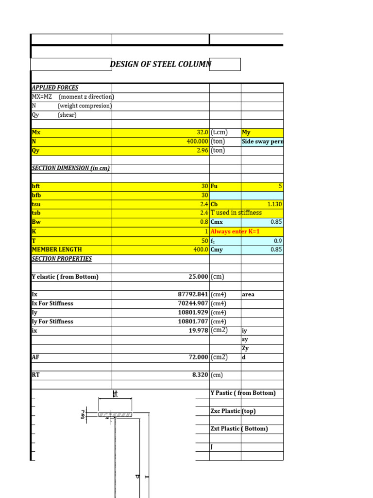 Aisc Steel Coumn Design | Download Free PDF | Earthquake Engineering ...