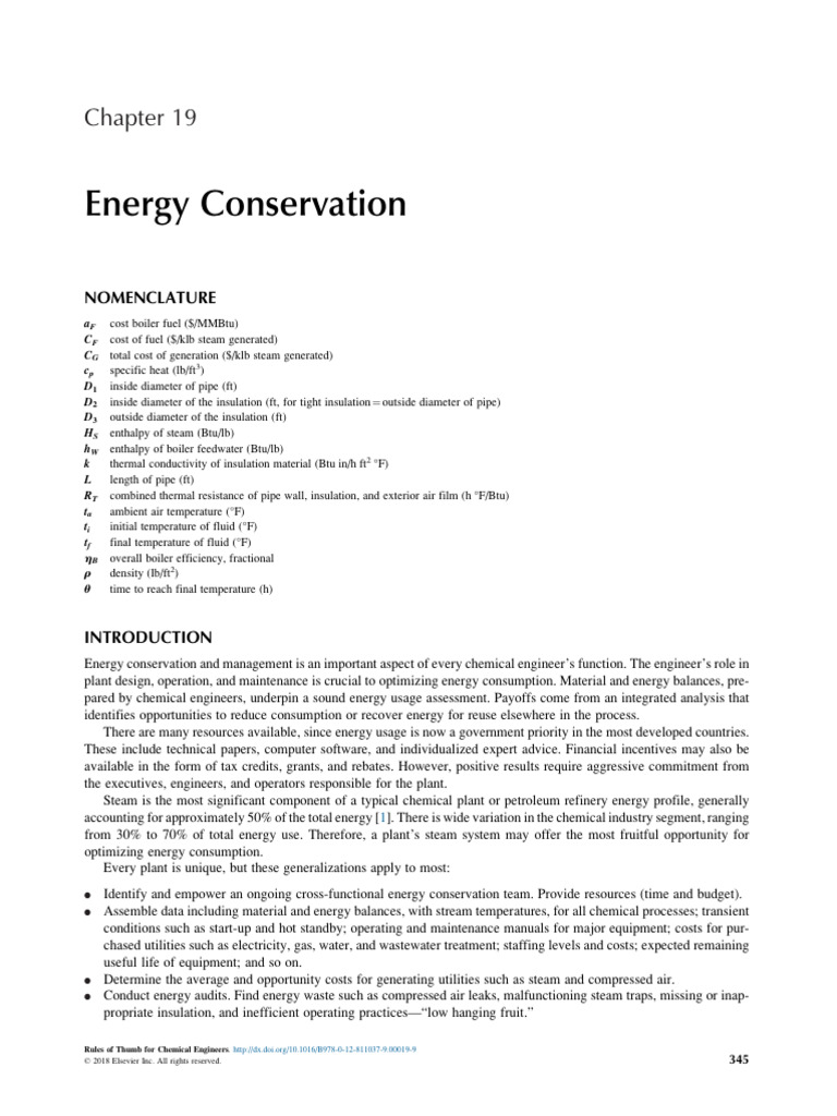 Energy Conservation | PDF | Thermal Insulation | Heat Exchanger