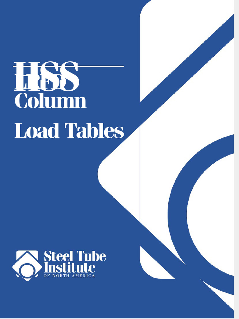 Dokumen.tips Hollow Structural Sections Lrfd Column Load Tables | PDF ...