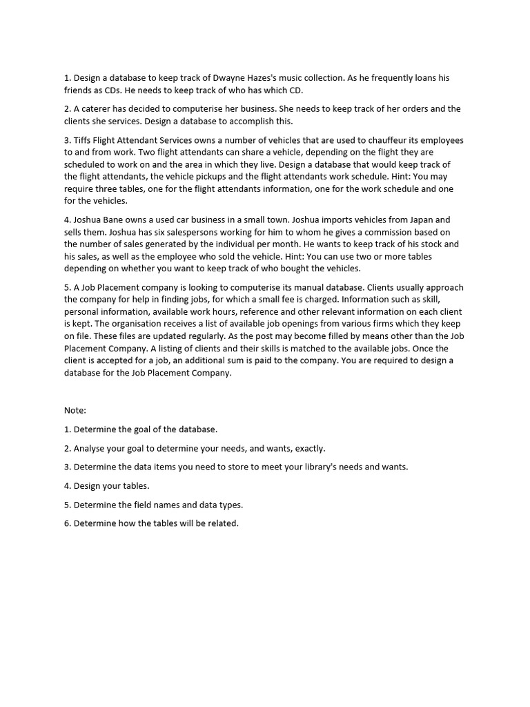 ITEC 270 - in Class Activity | PDF | Business | Computers