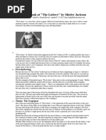 The Lottery Short Story Analysis and Questions | PDF