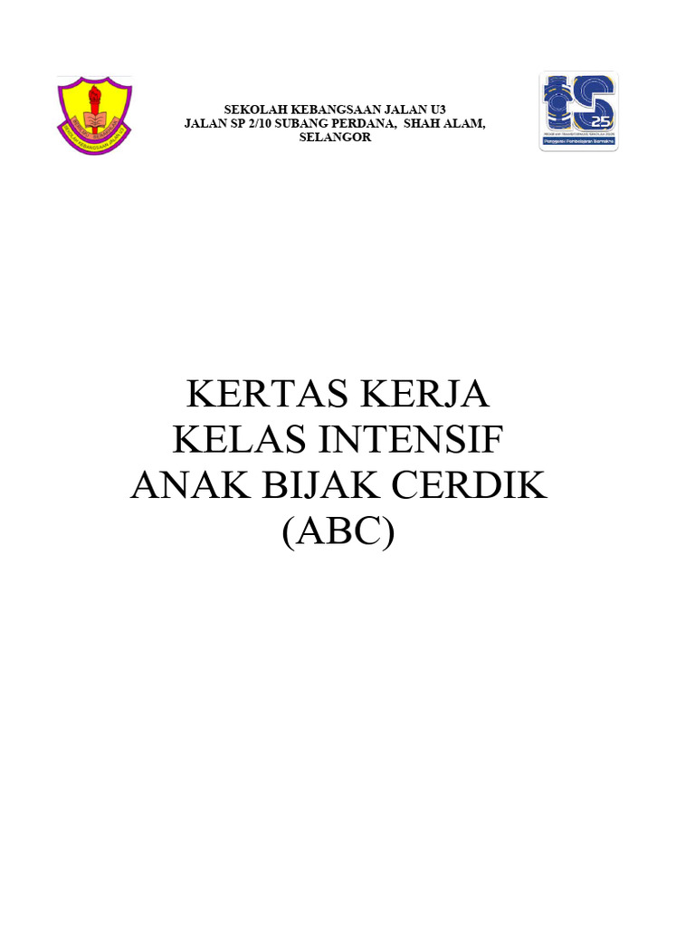 Kertas Kerja Kelas ABC 22024pdf | PDF