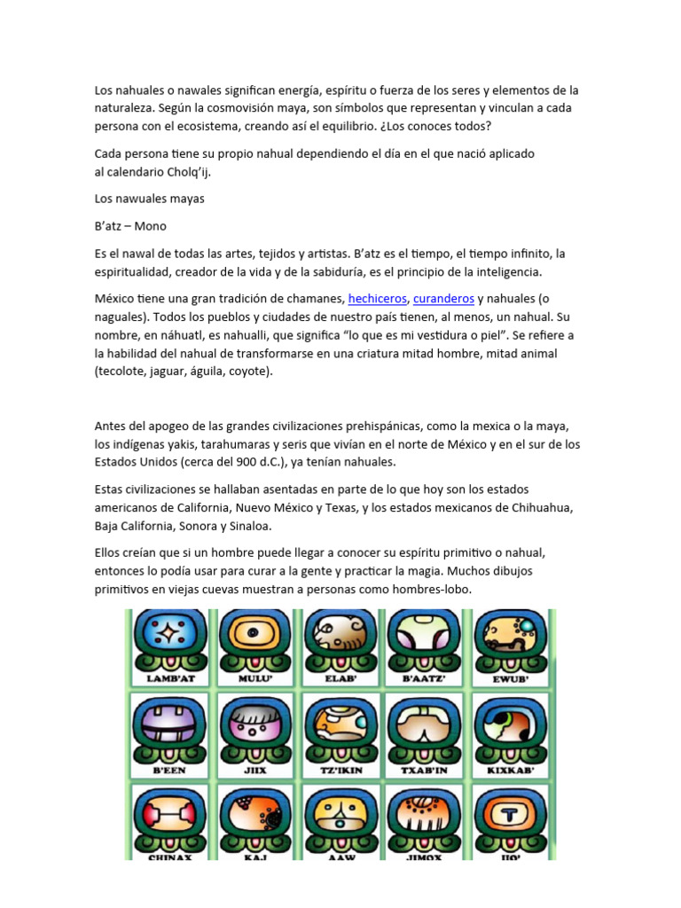 Nahual | PDF | Religión y espiritualidad